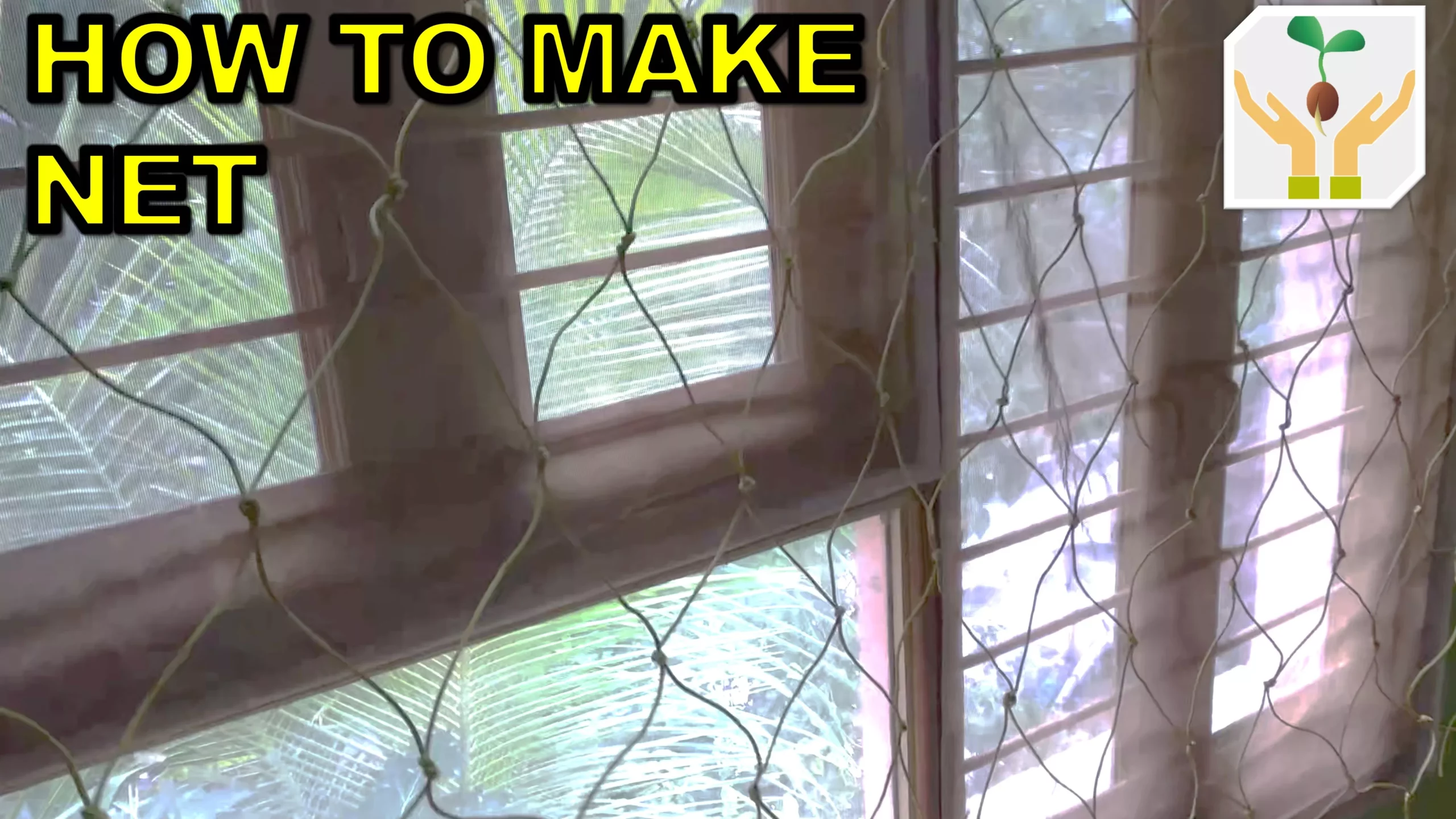 How To Make a Net DIY - Plants My Love